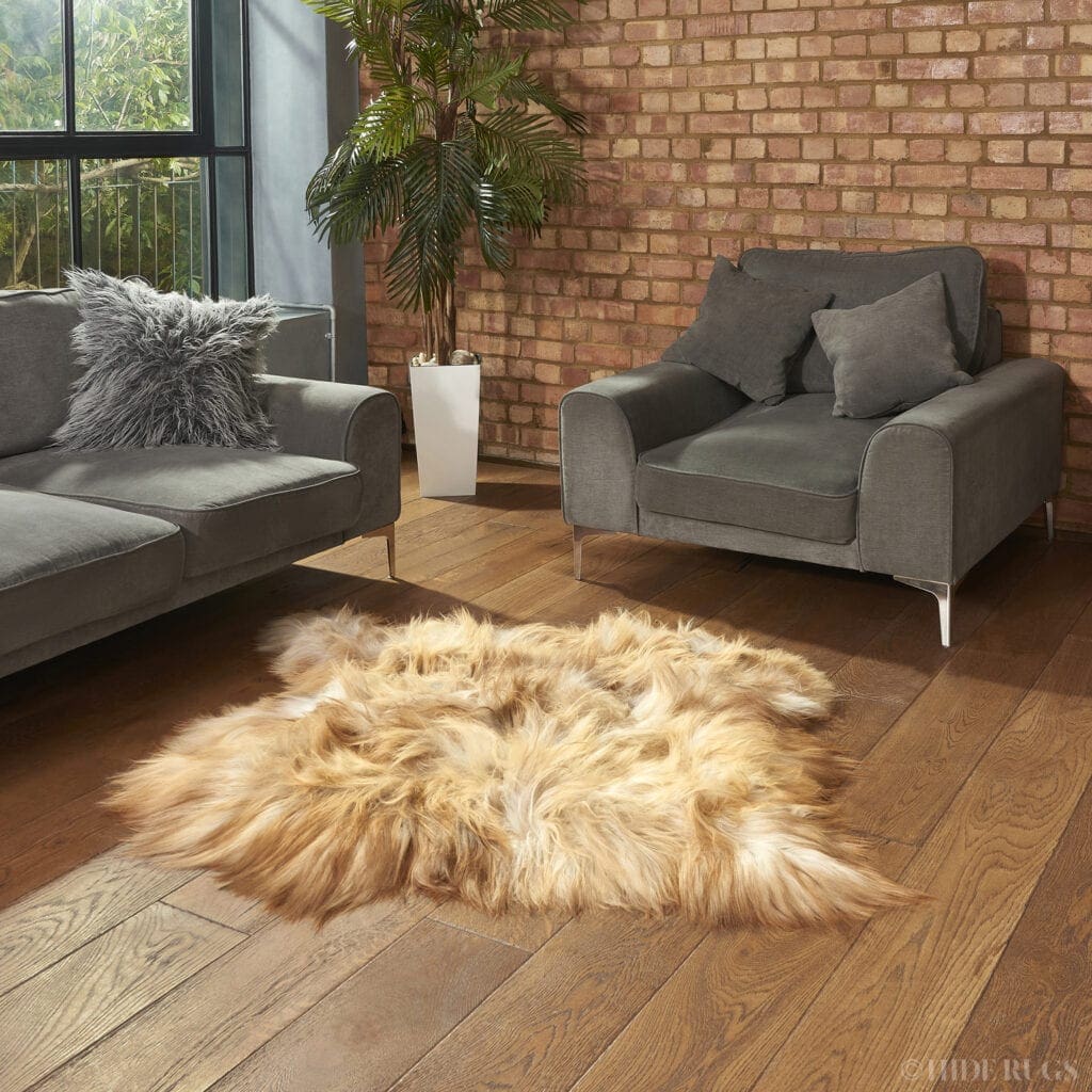 Sheepskin Rug Quad Vole - Hide Rugs