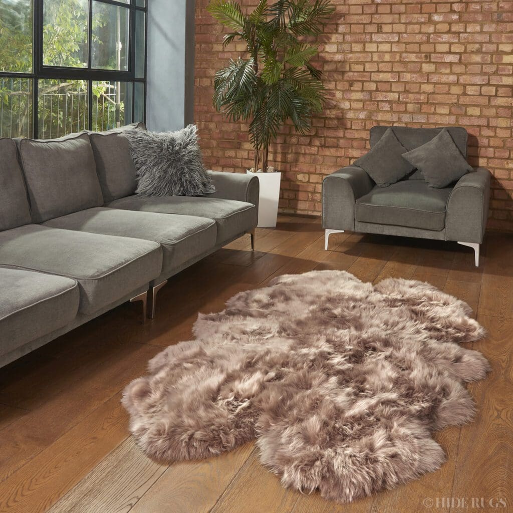 Sheepskin Rug Quad Paco - Hide Rugs