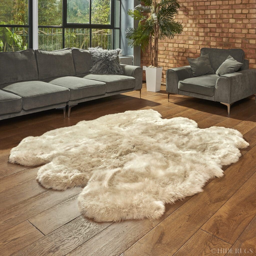 Sheepskin Rug Sexto Stone - Hide Rugs