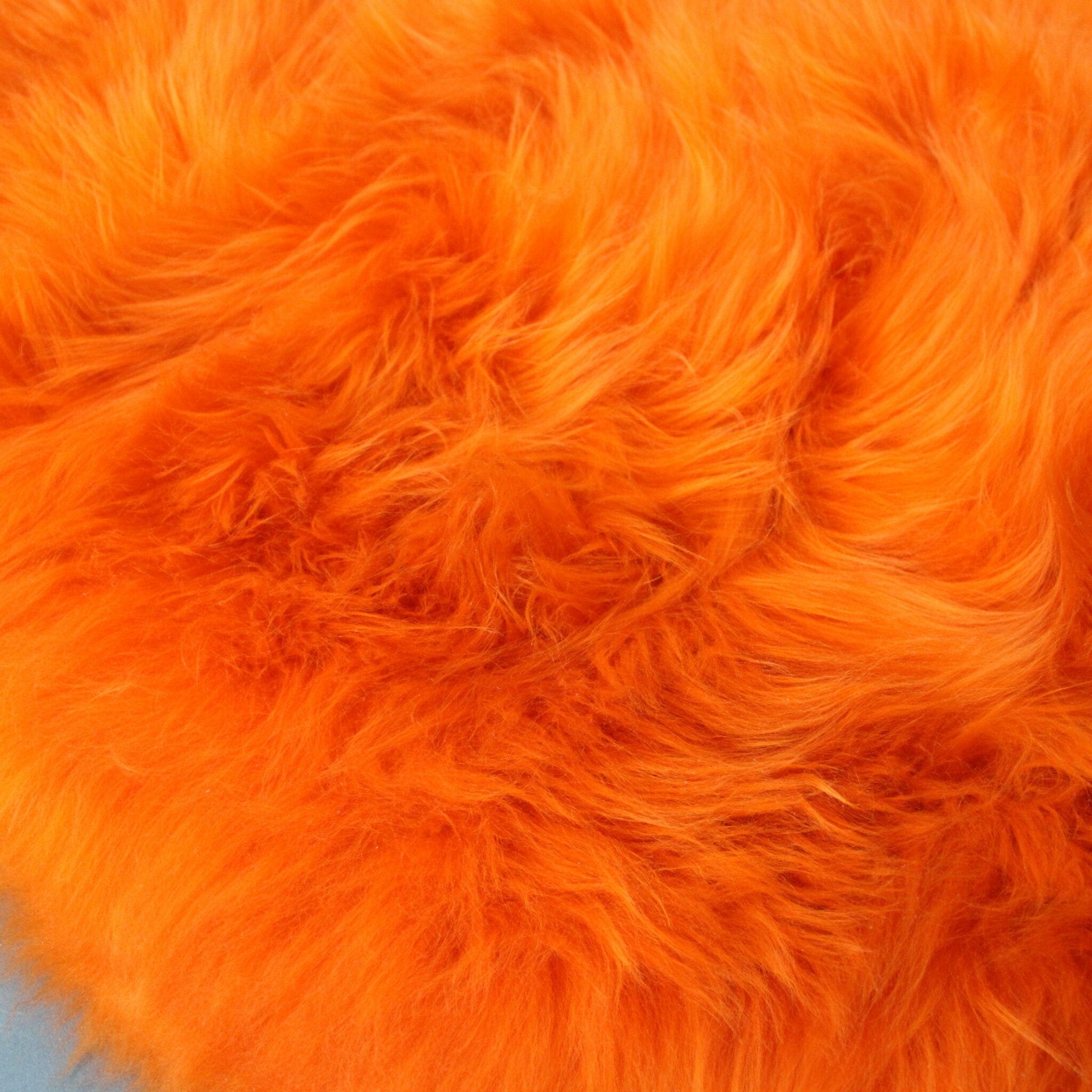 Sheepskin Rug UK Orange - Hide Rugs
