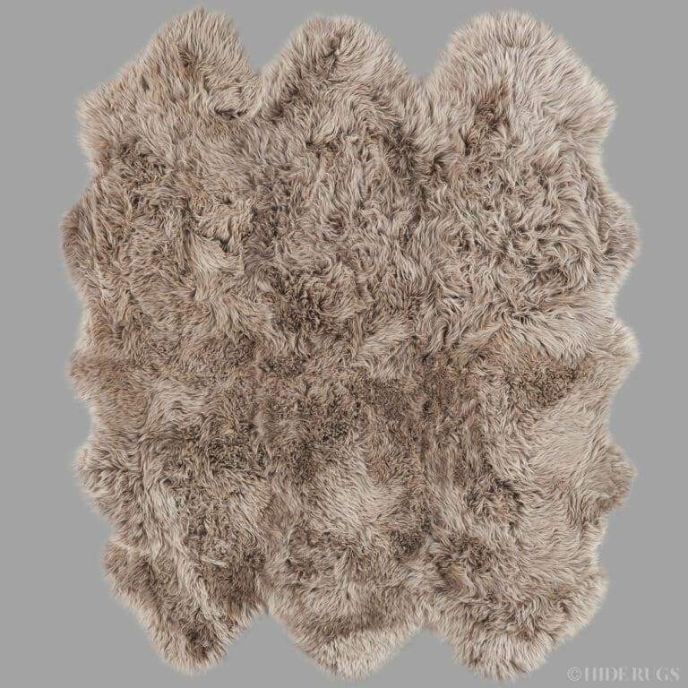 Sheepskin Rug Sexto Taupe - Hide Rugs