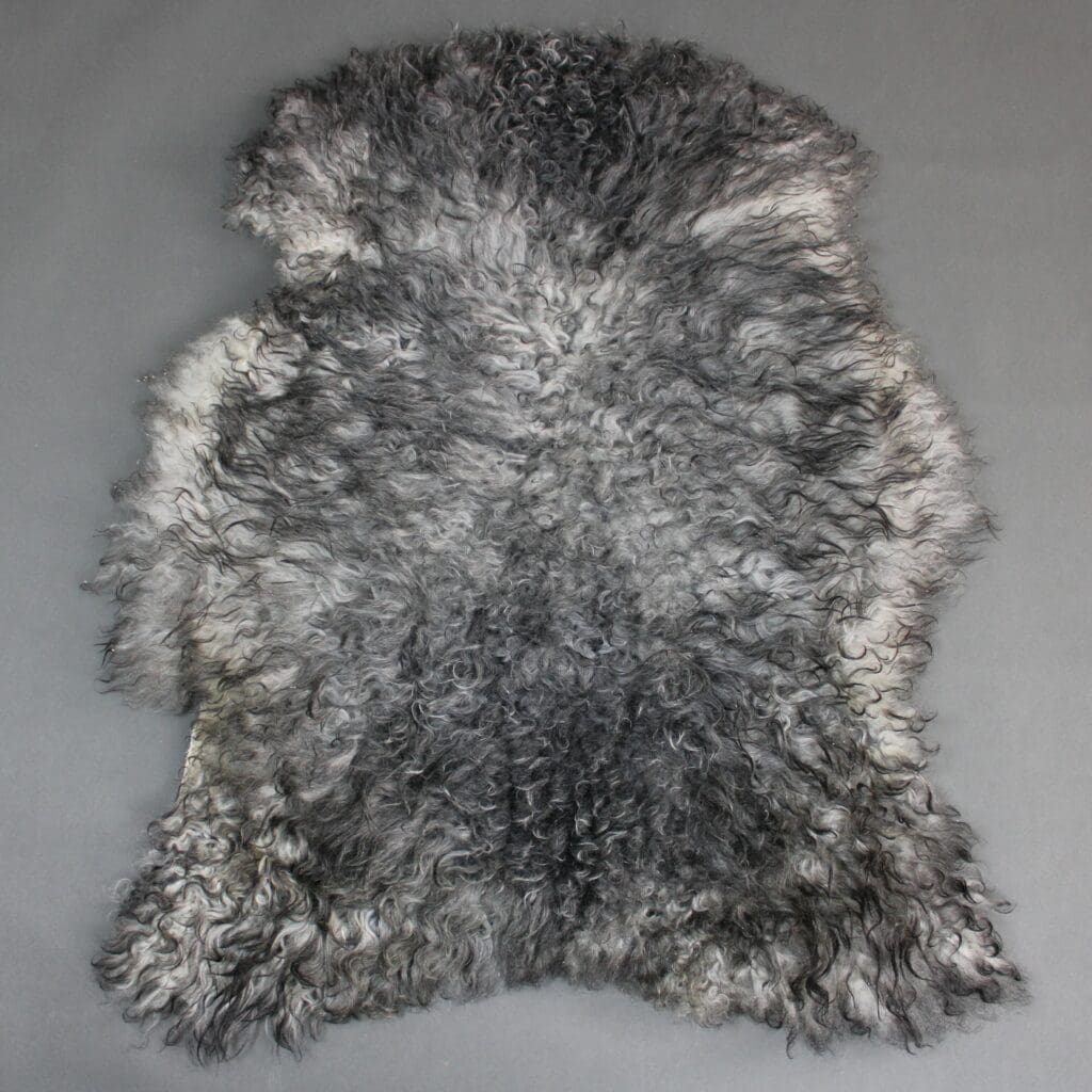 Icelandic Sheepskin Rug 2 Skin Grey - Hide Rugs
