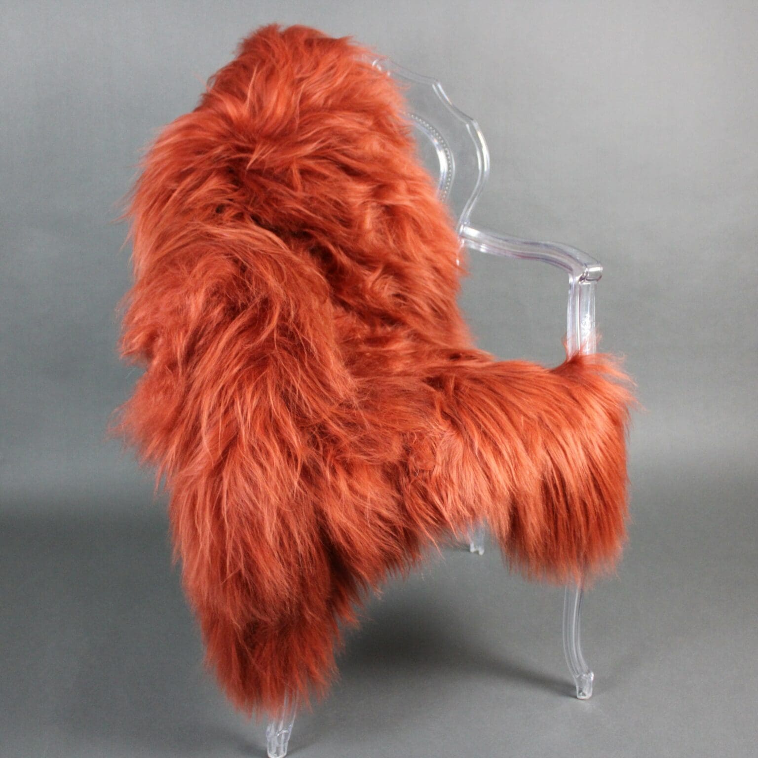 Icelandic Sheepskin Rug Terracotta - Hide Rugs