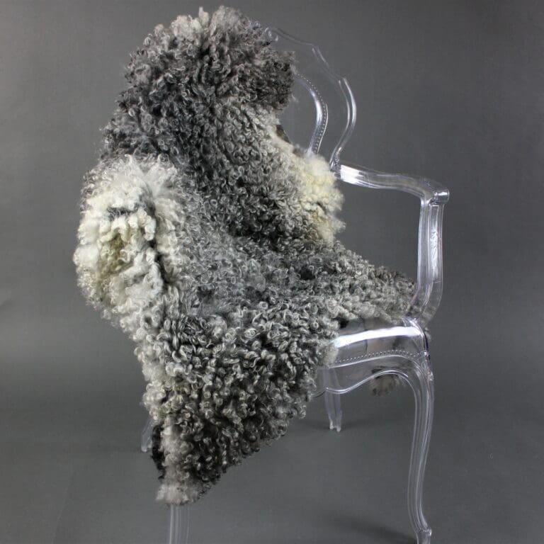 Icelandic Sheepskin Rug 6 Skin Natural Grey - Hide Rugs