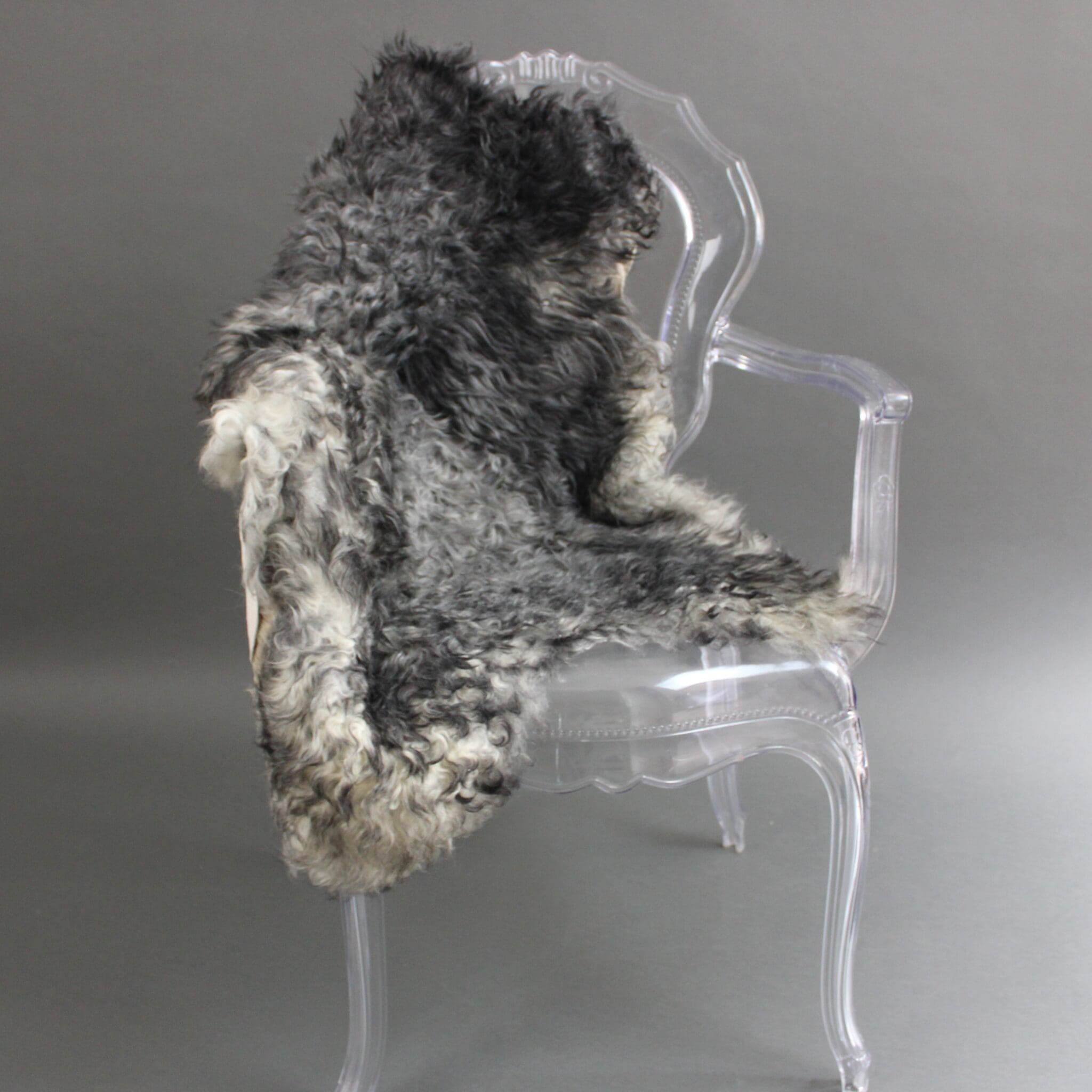 Icelandic Sheepskin Rug 2 Skin Grey - Hide Rugs